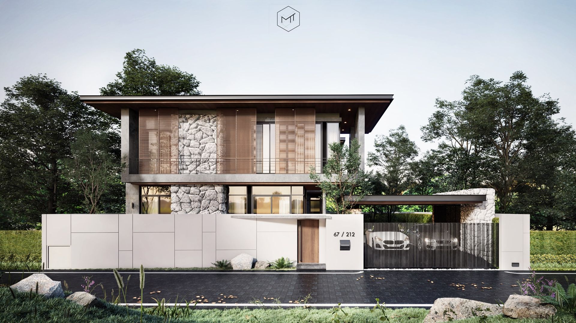 Penthouse - เพนท์เฮาส์หรูสไตล์โมเดิร์น | Master Texture